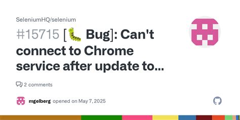 [🐛 bug] can t connect to chrome service after update to 136 · issue