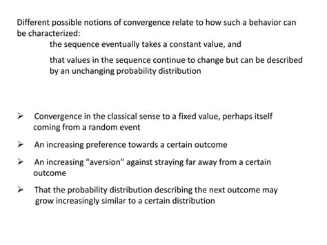 Statistical Convergence Pptx Physics Science