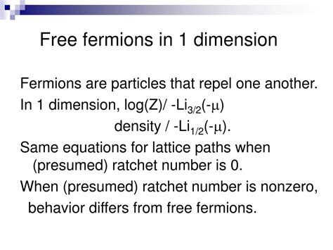 Ppt Critical Resonance In The Non Intersecting Lattice Path Model Powerpoint Presentation Id