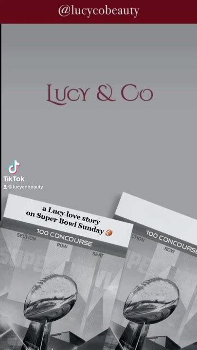 Lucy And Co Beauty On Linkedin Touchdown 🏈 Lucy Is Ready For Super