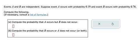 solved events a and b are independent suppose event a
