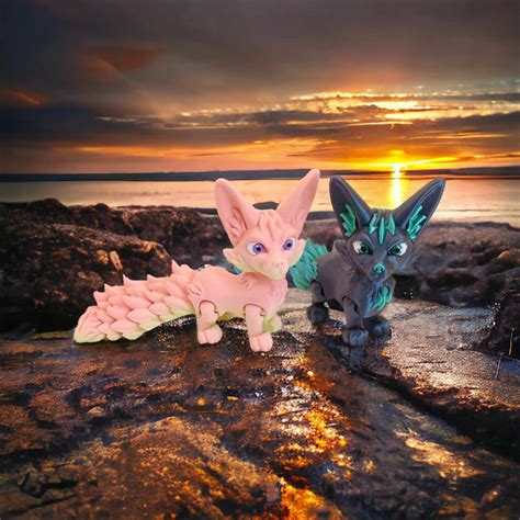 3d Printable Fennec Fox By The Dragons Den