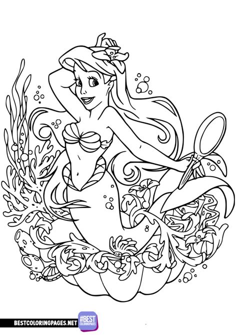 The Little Mermaid Coloring Pages