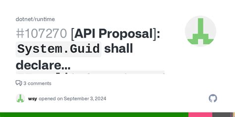 Api Proposal `systemguid` Shall Declare `iequalityoperators