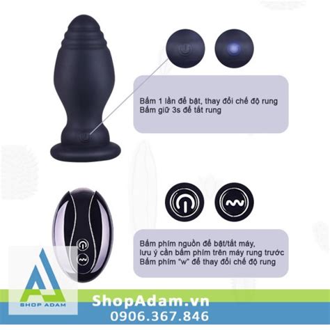 Đuôi Cáo Sex Toy Silicon Sạc Pin Siêu Rung Điều Khiển Từ Xa