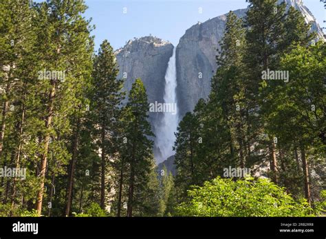 View Of Upper Yosemite Falls Yosemite National Park California Usa