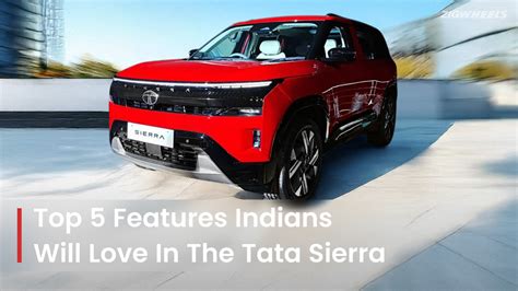 Top 5 Features Of The 2025 Tata Sierra Panoramic Sunroof Triple