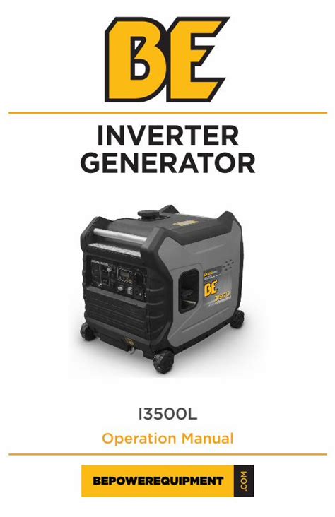 Pdf Inverter Generator · 20 Ac Parallel Operation 21 Ac