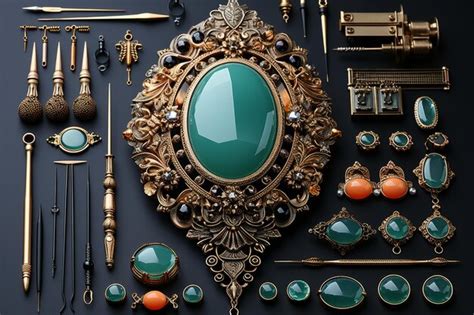 Premium Ai Image Workshop With Tools And Unfinished Pieces Highlighting Craftsmanship And