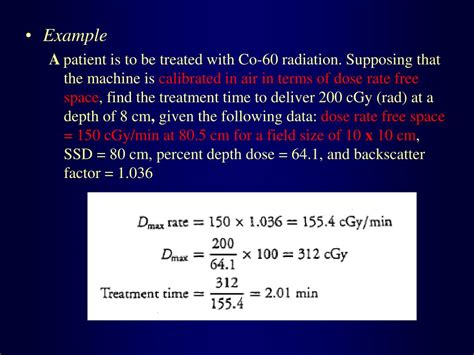 Ppt Basic Dosimetry Calculations 講者：蕭安成 物理師 Powerpoint Presentation