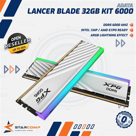 Jual ADATA XPG LANCER BLADE DDR5 RGB 32GB 2x16GB 6000Mhz Shopee Indonesia
