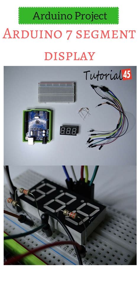 Arduino 7 Segment Display Arduino Arduino Projects Electronics