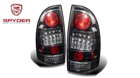 Spyder Toyota Tacoma 05 12 Led Tail Lights Black Youtube