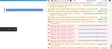 Onlyoffice Cannot Be Reached Please Contact Admin · Issue 102