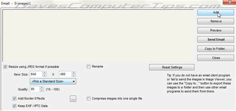 how to resize photos using faststone image viewer daves computer tips