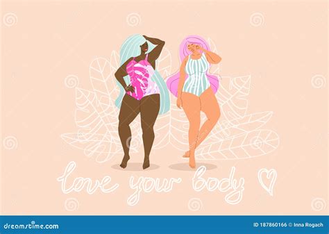 Multiracial Women Wearing Swimsuits Are Standing Nearby African