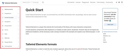 Tw Elements Quick Start With Cdn
