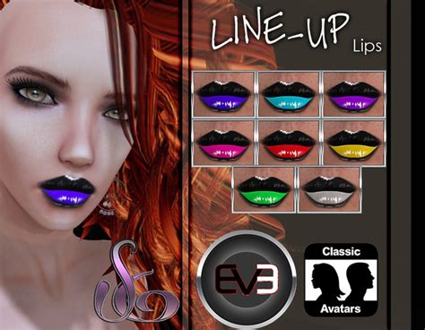 Second Life Marketplace Sg Lineup Lips For Eveolution And Classic