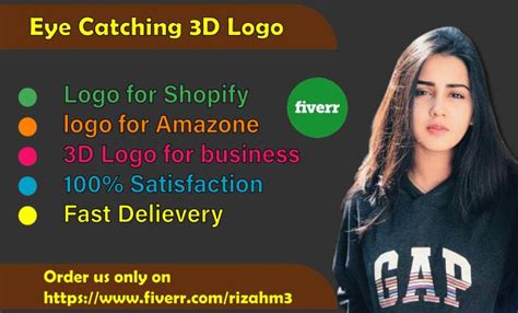 Muhammad Rizwan On Linkedin Rizahm3 I Will Create 3 D Logo Design For Your Business Brand For