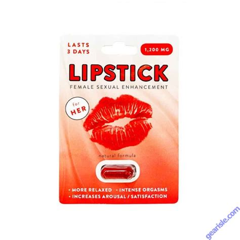 Lipstick 1200 Mg Female Sexual Enhancement Red Pill
