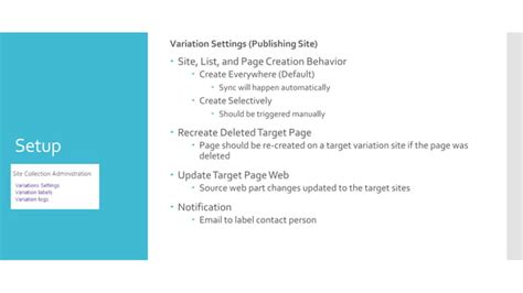 Sharepoint 2013 Variations Feature Ppt