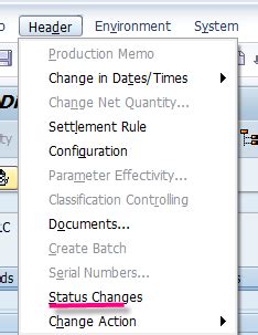 Solved SAP Production Order Header Status Table SAP Community