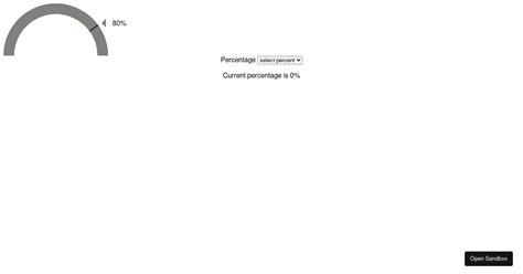 Semi Circle Progress Bar Codesandbox