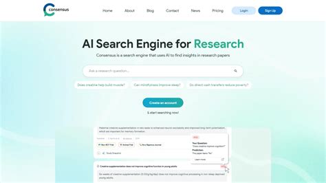 consensus ai search engine for research