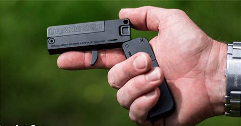 get fired up with this foldable credit card sized handgun that fits in