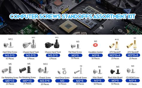 Screws Set Motherboard Screws 400pcs Computer Screws Assortment Kit