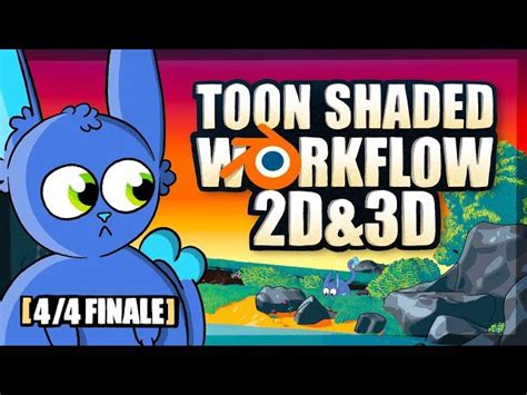Free Video Blender Toon Cel Shader Tutorial D Grease Pencil D Modelling Finale From