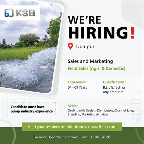 Great Opportunity To Work With Dynamic Team At Ksb Amit Jahagirdar