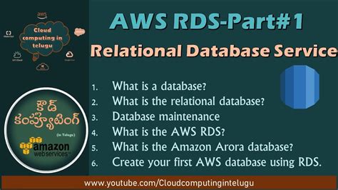 Day46 Aws Rds Part1 Relational Database Service Cloud Computing