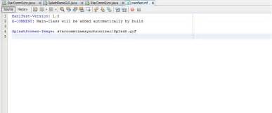 Java How To Add Splash Screen On A Project That Runs Normally If You
