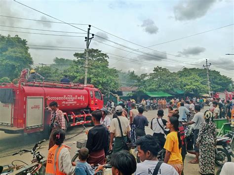 အောင်မြေသာစံမြို့နယ်၊ သီရိမာလာ အနောက်ရပ်ကွက်တွင် မီးလောင်မှုဖြစ်ပွား