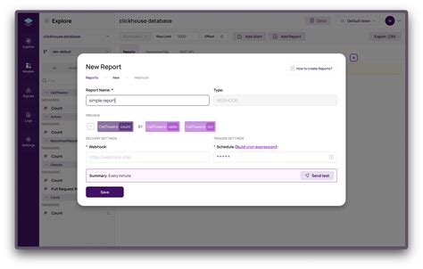 Reports Page Synmetrix Docs