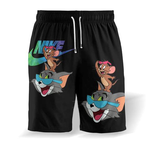 Black Tom And Jerry Shorts For Men Ministshop