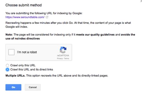 Google Search Console Request Indexing Limit Removed From Interface