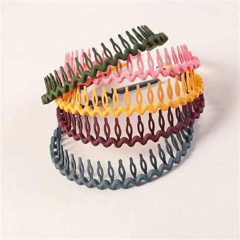 Jual Bando Sirkam Gelombang Zig Zag Fashion Korea Shopee Indonesia
