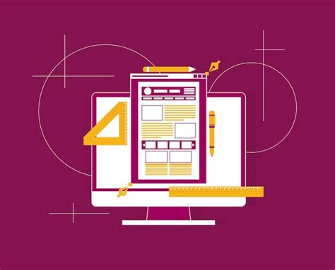 Premium Vector Flat Vector Illustration Of Web Design And Development