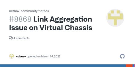 Link Aggregation Issue On Virtual Chassis Issue Netbox Community Netbox GitHub