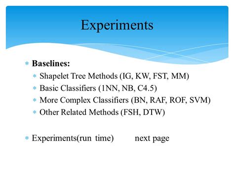 shapelet time series shapelets a new primitive for data mining（kdd2009） a shapelet transform
