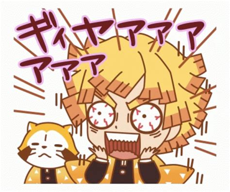 Demon Slayer Kimetsu No Yaiba Sticker Demon Slayer Kimetsu No Yaiba Zenitsu D Couvrir Et