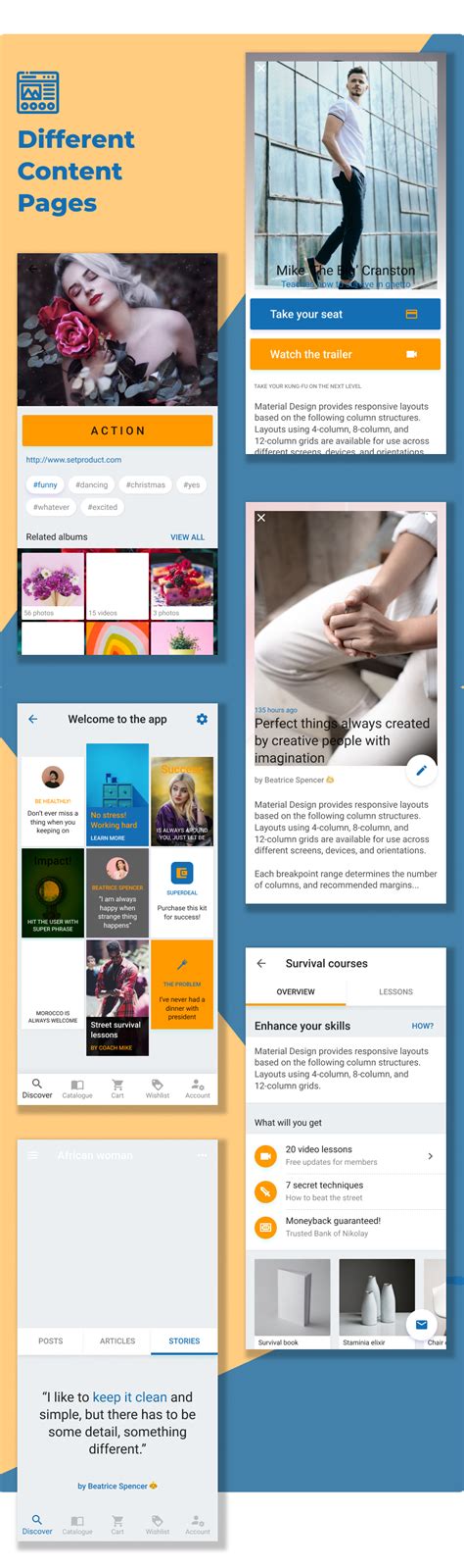 uflutter universal flutter app ui kit code market