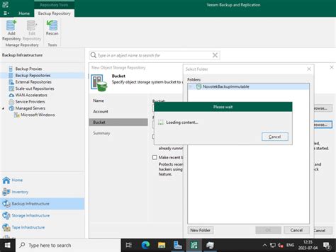 Veeam Fails To Browse Backblaze Buckets Folders With Extisting Data