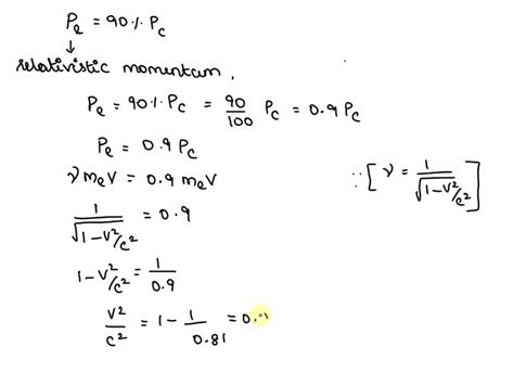 Solved An Electron Has A Momentum That Is 90 Larger Than Its