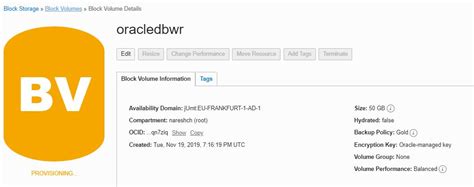 Oracle Gen2 Cloud Expanding An Instances Storage Oracledbwr