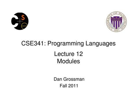 Ppt Cse341 Programming Languages Lecture 12 Modules Powerpoint