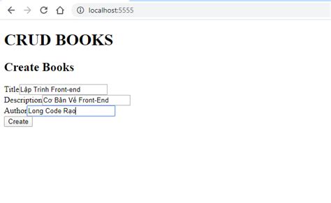 Hướng Dẫn Xây Dựng Web Crud Books Với Nodejs Express Và Mongodb