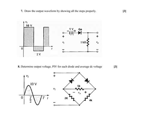 Solved Draw The Output Waveform By Showing All The Steps Chegg